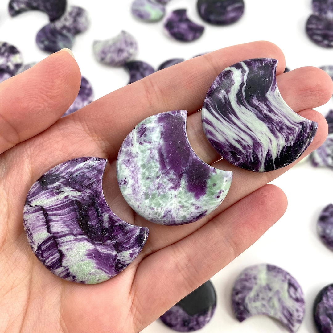 Rare! Kammererite Moon, Genuine Kammererite, Rare Crystals, Kammererite ...