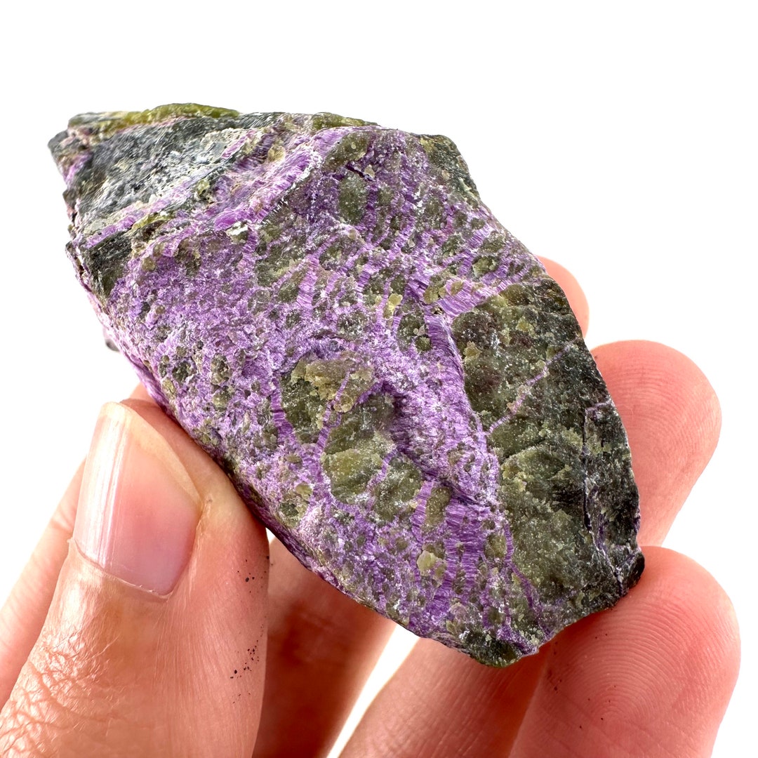 Stichtite With Serpentine (south Africa), Purple Stichtite, Stichtite ...