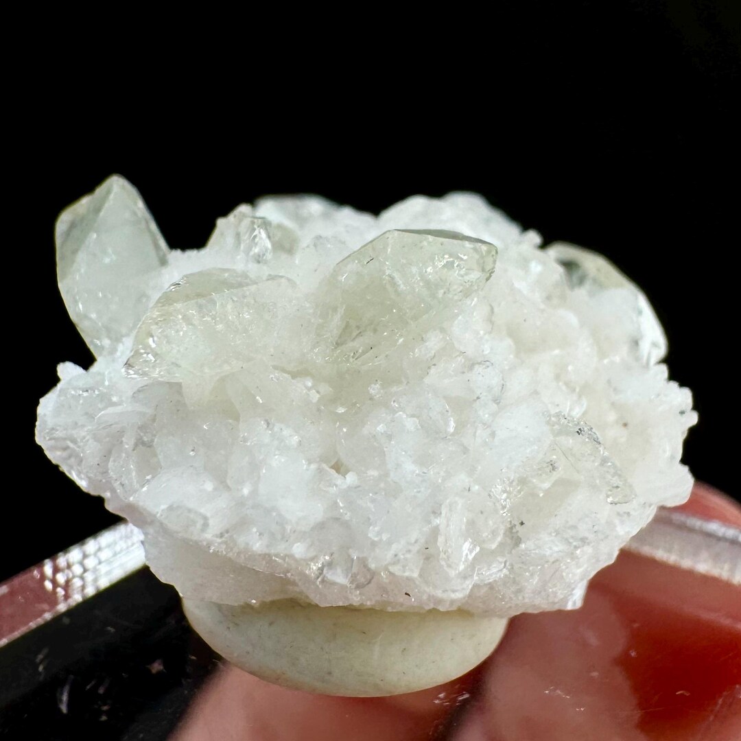 Rare Herderite on Albite pakistan Green Herderite Crystal, Natural ...