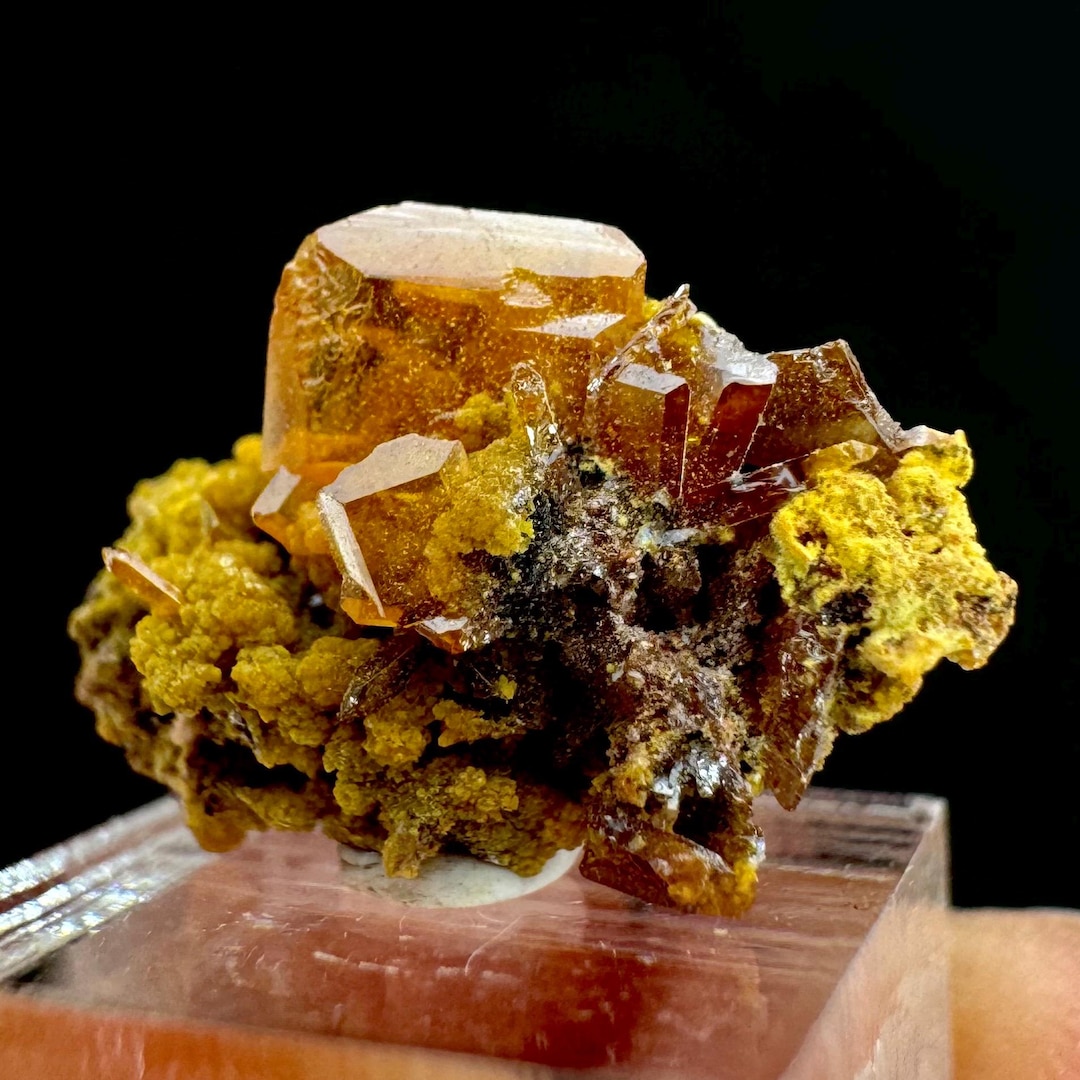 Wulfenite Specimen arizona, USA, Raw Wulfenite, Orange Wulfenite - Etsy