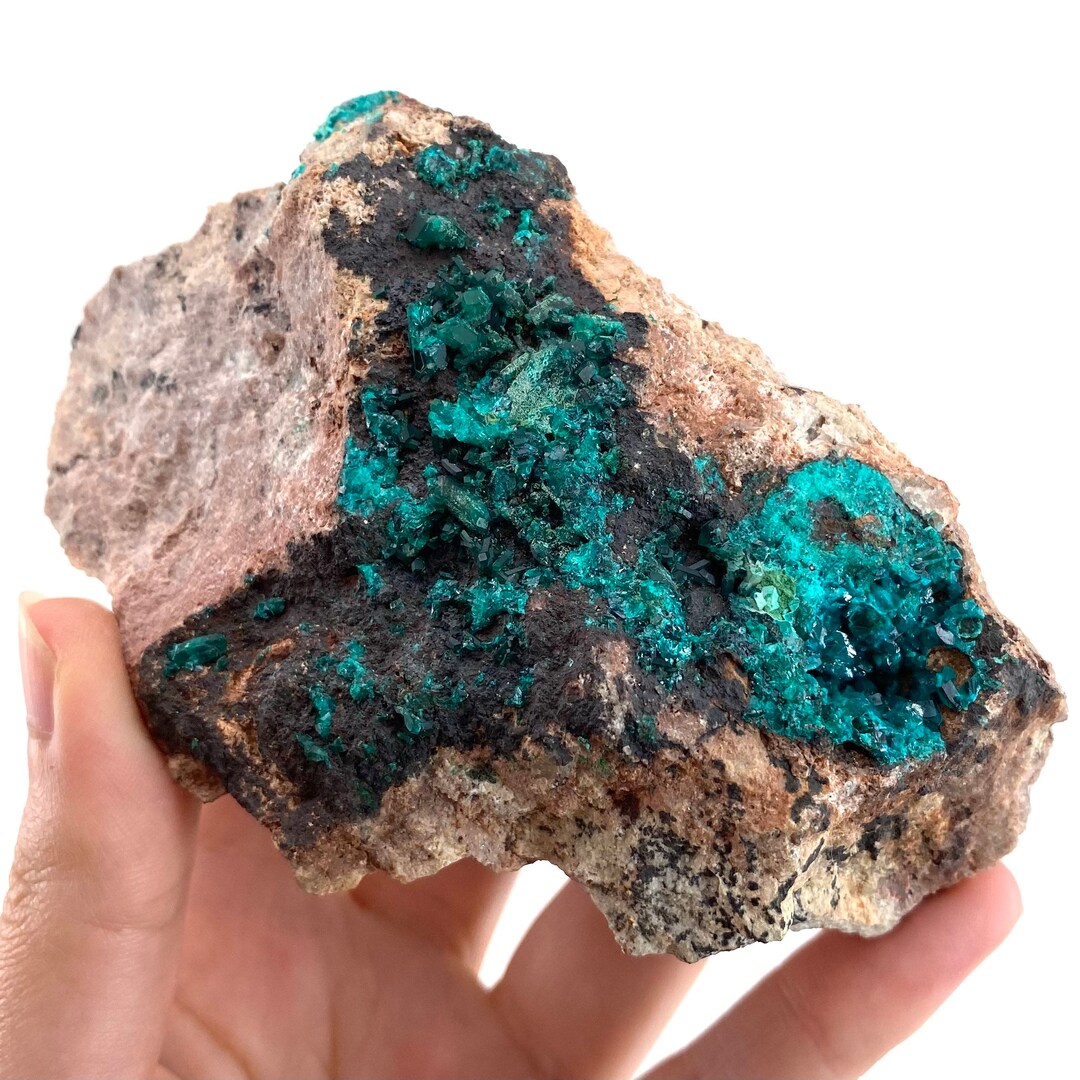 Dioptase Specimen (congo), Raw Dioptase, Dioptase Crystal - Etsy