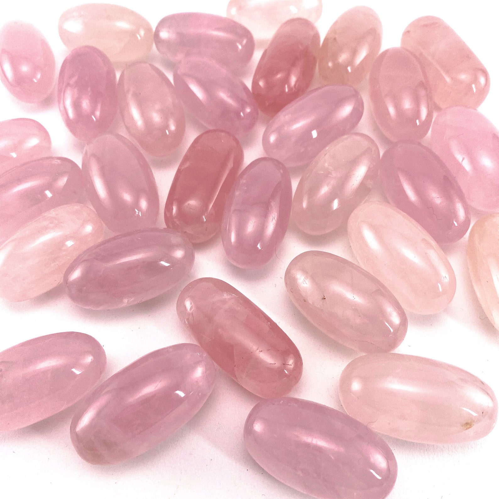 ONE Polished Rose Quartz Natural Rose Quartz Tumbled Rose - Etsy