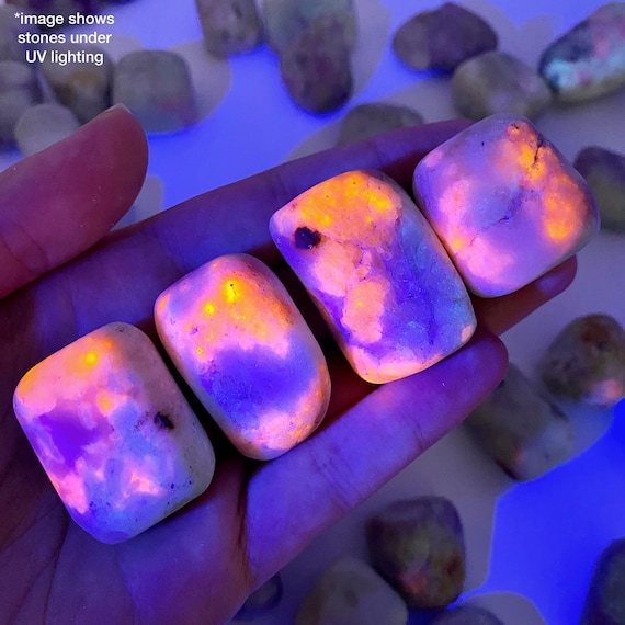 Rare ONE Uv-reactive Hackmanite Tumble Hackmanite Polished | Etsy