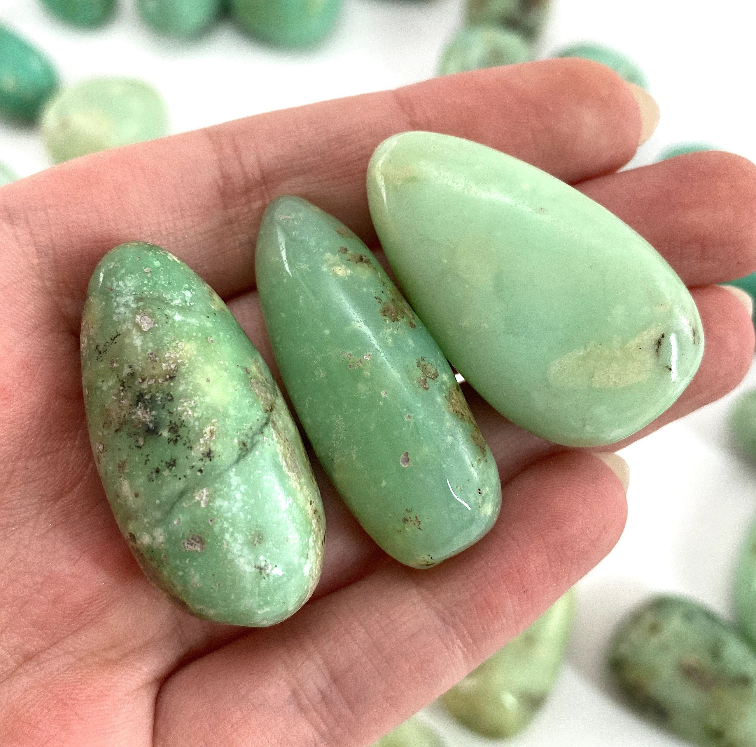 Rare Tumbled Gem Chrysoprase Green Chrysoprase Polished - Etsy Canada