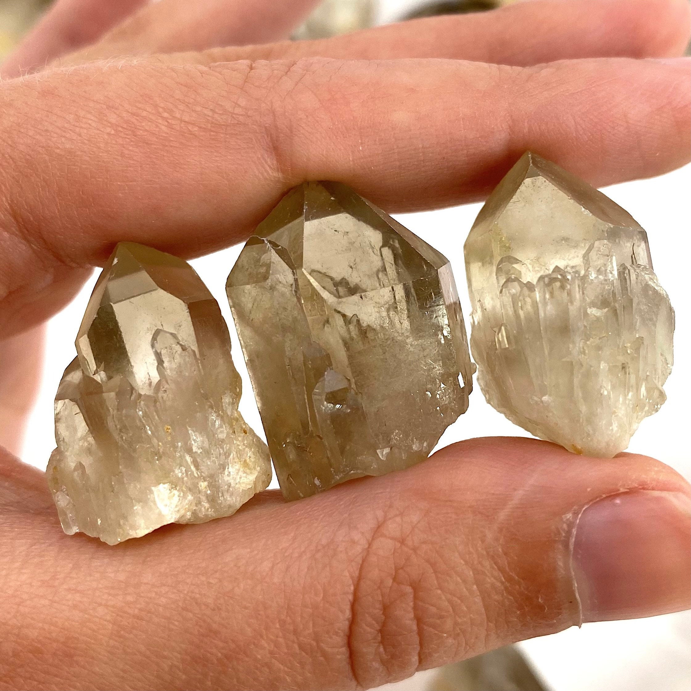 All Natural Citrine Crystal Raw Stones Natural Gemstones Crystals 2 pc ...