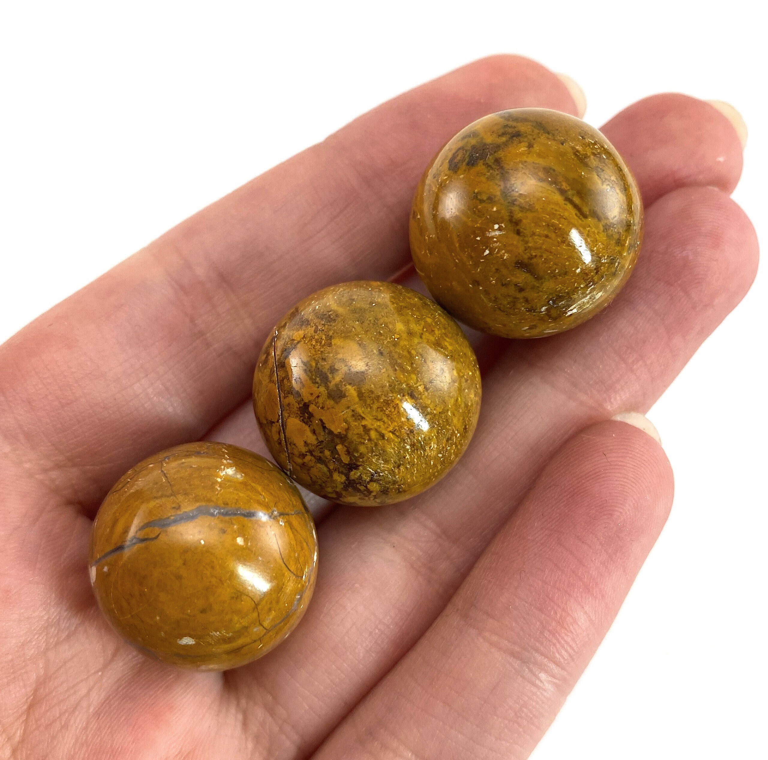 Mini Yellow Jasper Sphere Crystal Ball Yellow Jasper Sphere | Etsy