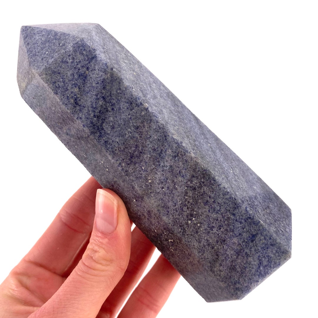 Lazulite Crystal Point | Mineral Specimen, Lazulite Tower (13.5 X 5 Cm ...