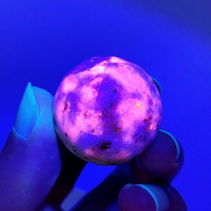 Rare Uv-reactive Hackmanite Sphere, Crystal Ball, Hackmanite Sphere ...