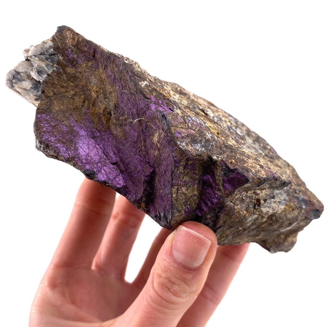 Raw Metallic Purpurite Specimen namibia, Raw Purpurite, Purpurite ...