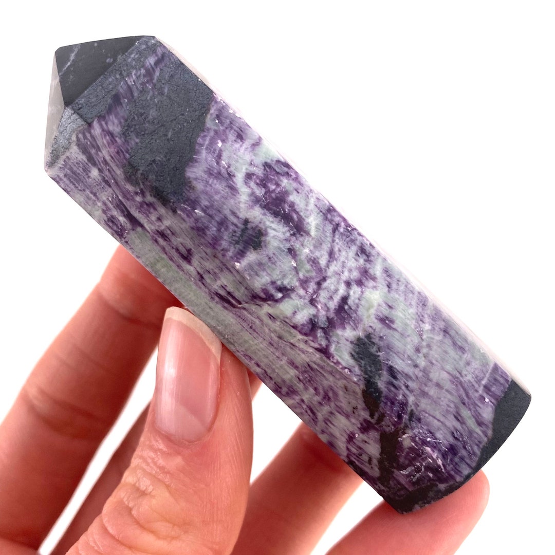 Polished Kammererite Crystal Point | Metaphysical Tower Wand - Etsy