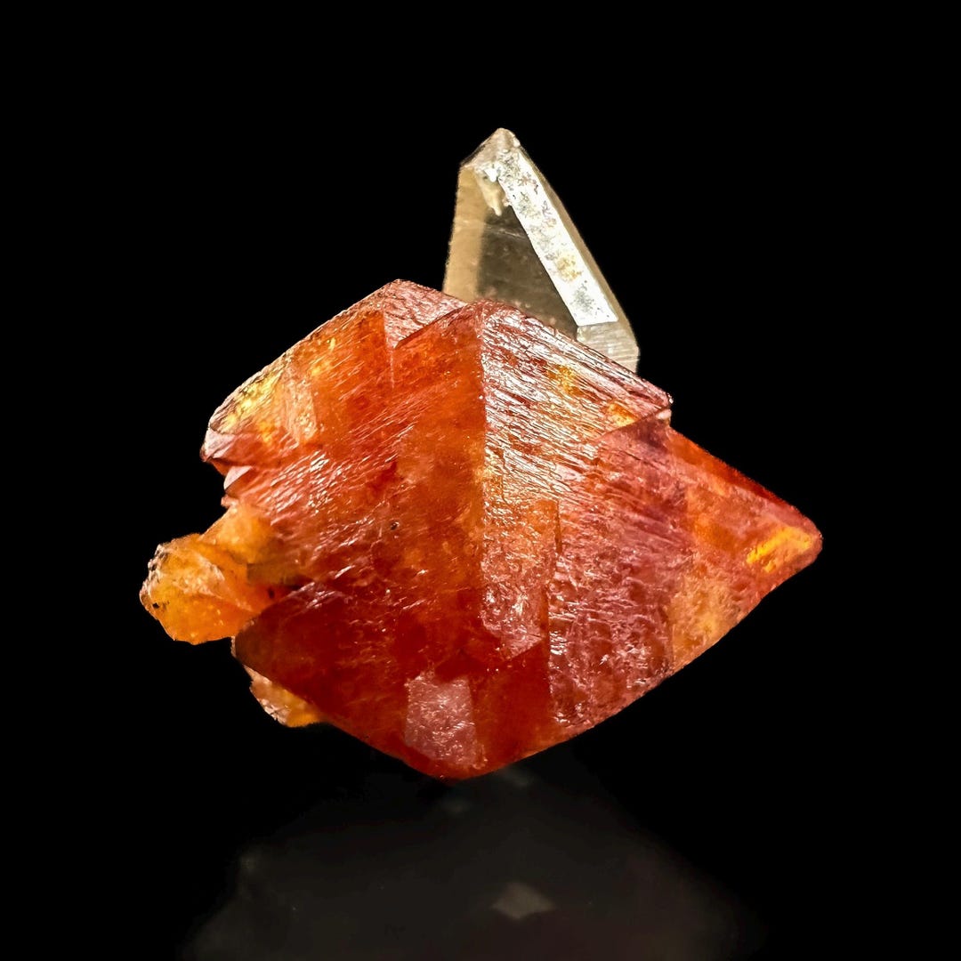 Scheelite W/ Quartz (pakistan) | Natural Orange Scheelite Crystal ...