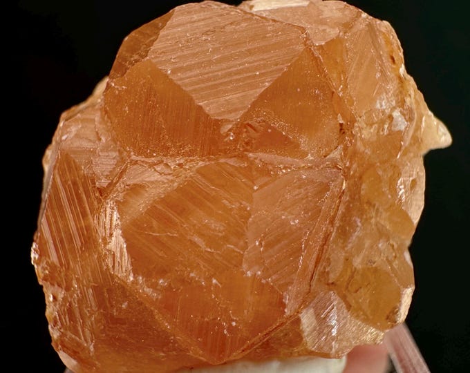 Hessonite Garnet (pakistan) | Rare Garnet, Orange Garnet Crystal ...