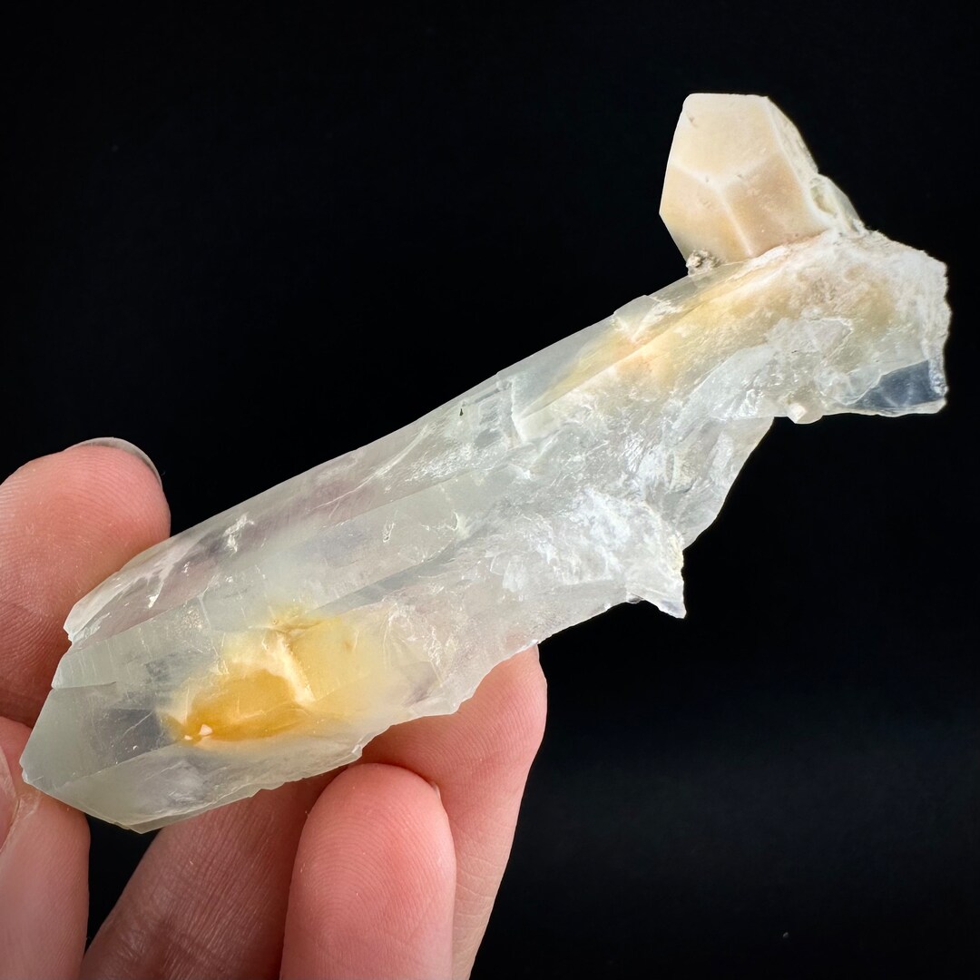 Yellow Bone Quartz Crystal | Halloysite Specimen, Pakistan - Etsy