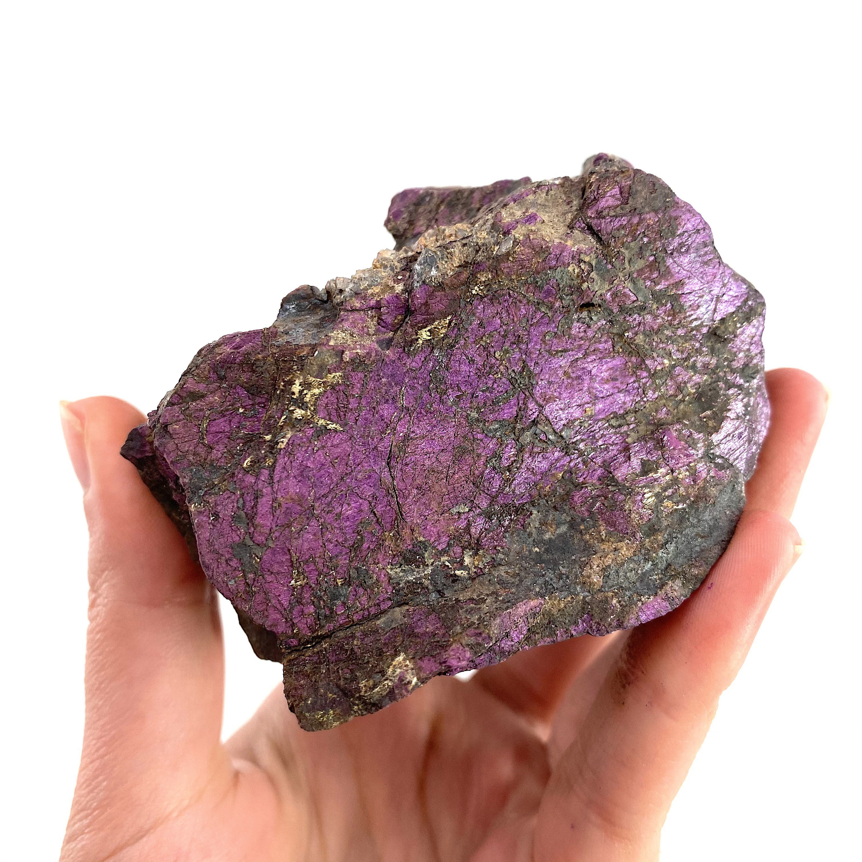purpurite crystal rough purpurite Namibia raw purpurite Raw Metallic ...