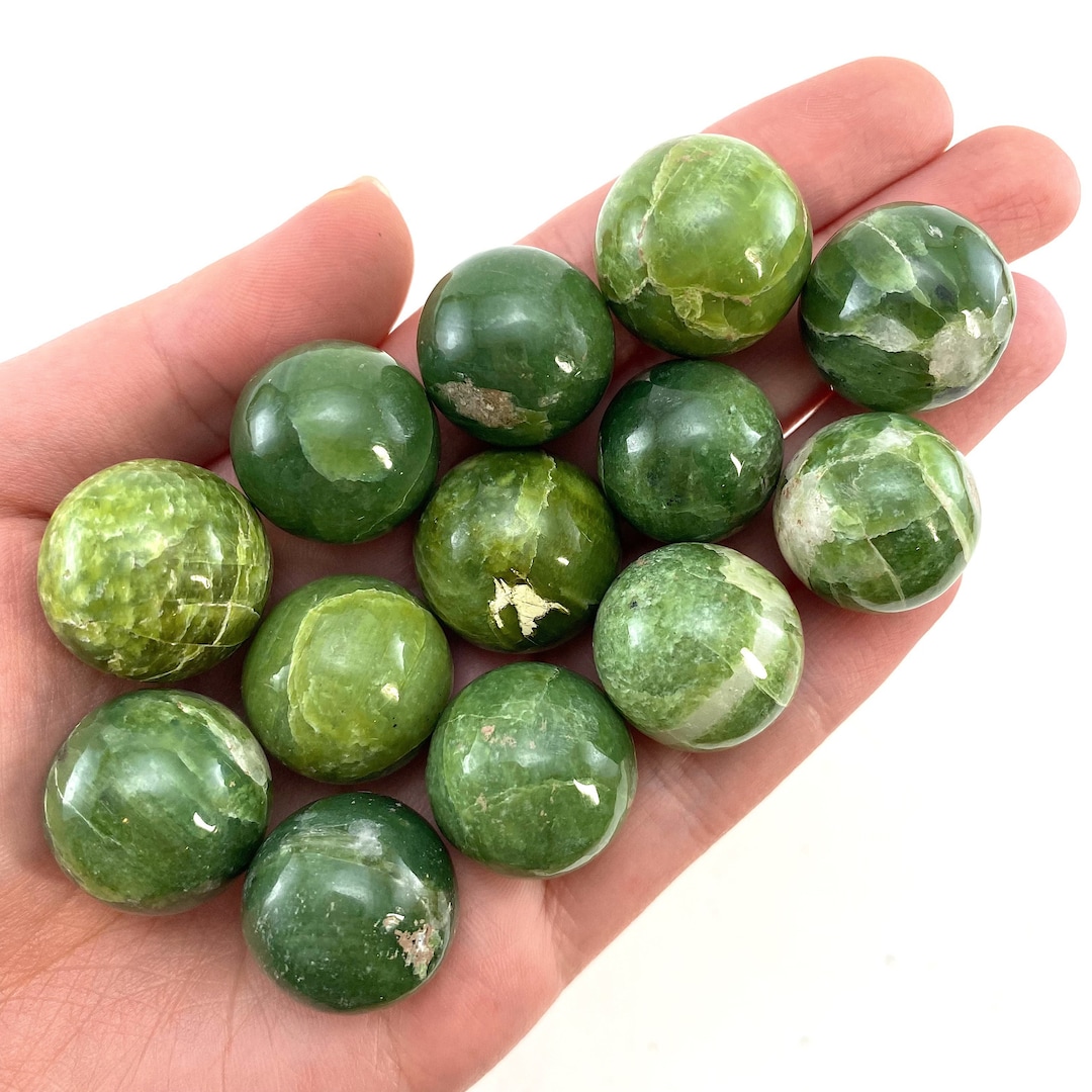 Rare! Tremolite Sphere, Crystal Ball, Green Tremolite Sphere, Tremolite ...