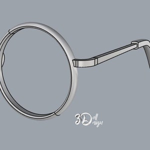 STL FILE - Cosplay Monocle - Istina Arknights - Etsy