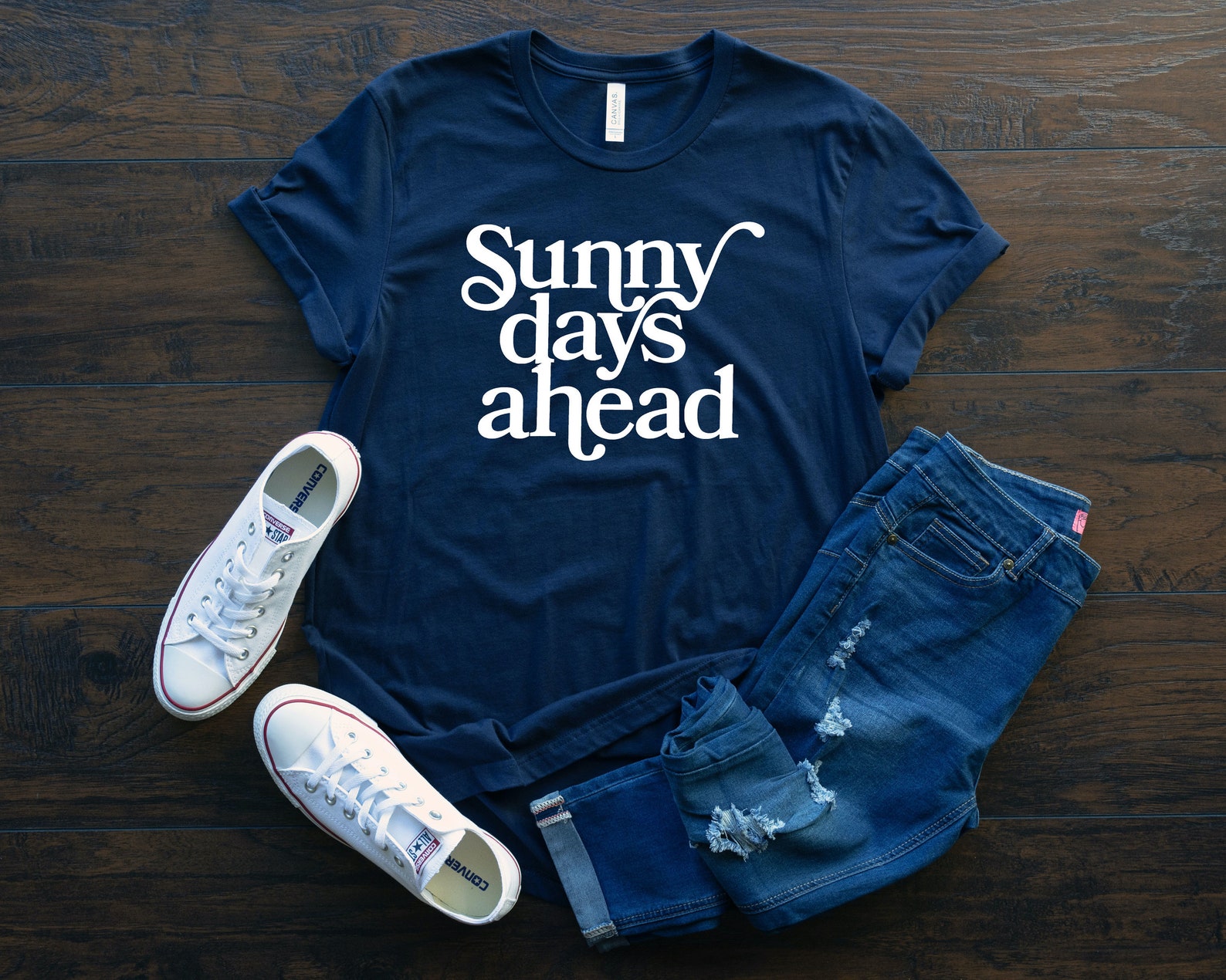Positive Clothing for Women Sunny Days Ahead Best Friend - Etsy