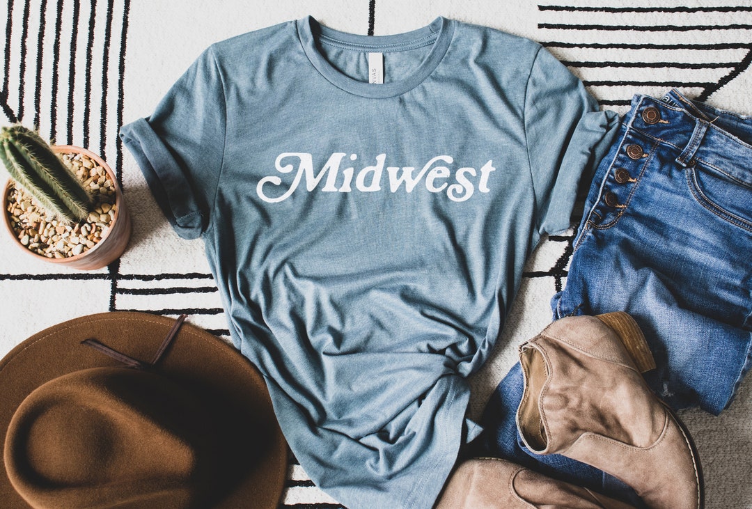 Midwest Graphic Tee: Hometown Pride Shirt - Etsy