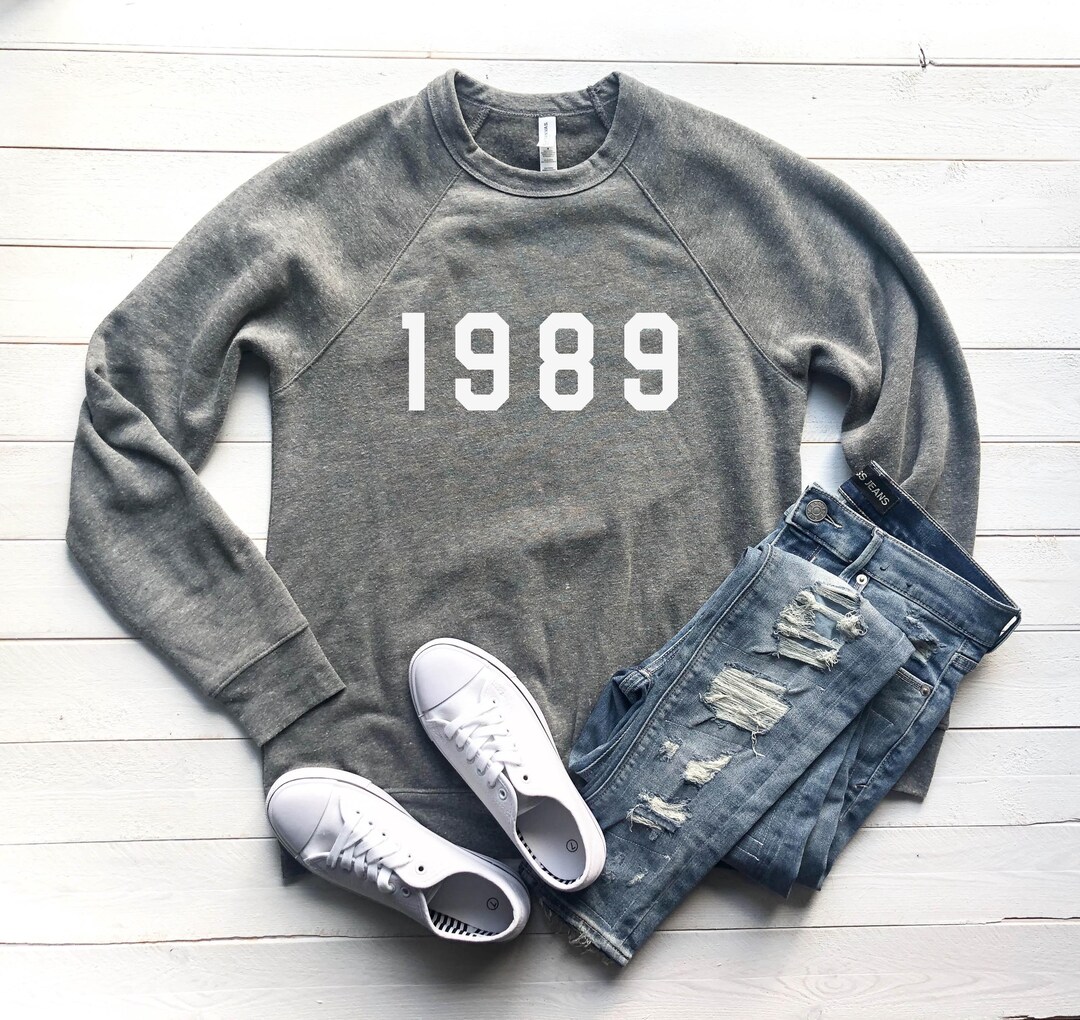 1989 Sweatshirt, 36th Birthday Shirt, 1989 Tour Concert, Birthday Gift ...