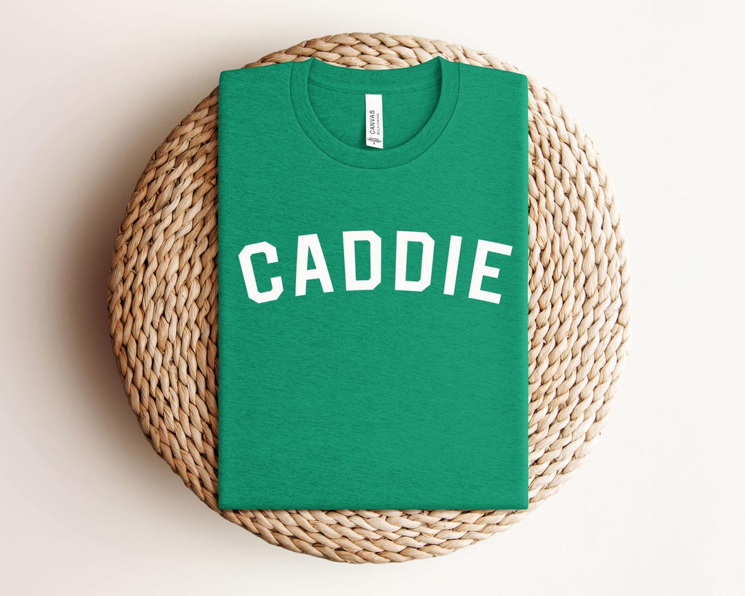 Green Caddie T-shirt, Masters Party Outfit, Funny Golf Tee, Caddy Crew ...