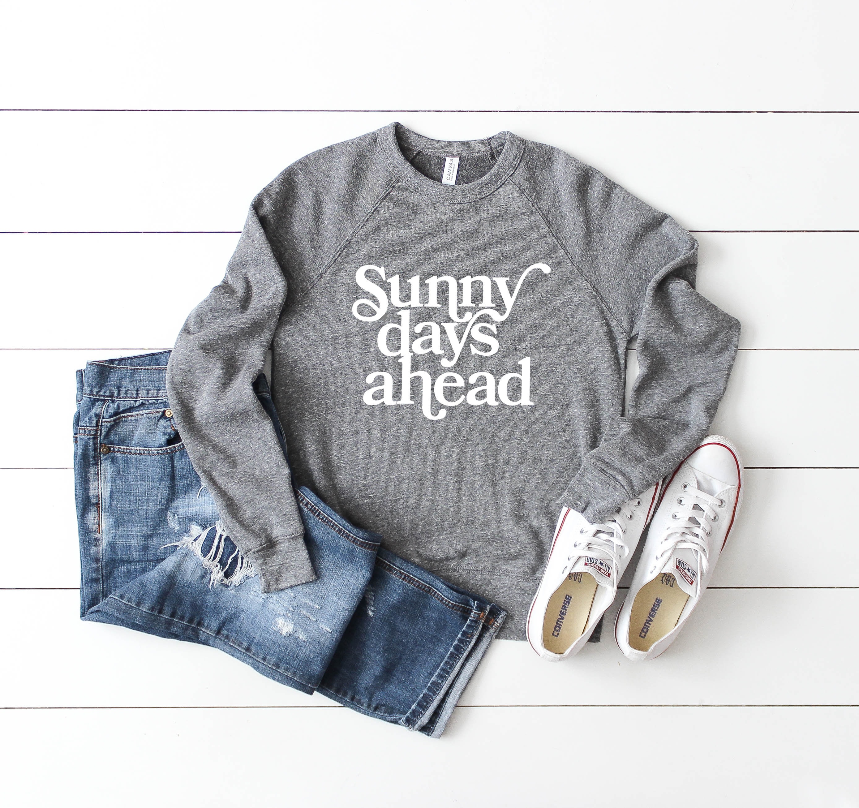 Positive Clothing for Women Sunny Days Ahead Cheery Vibes | Etsy