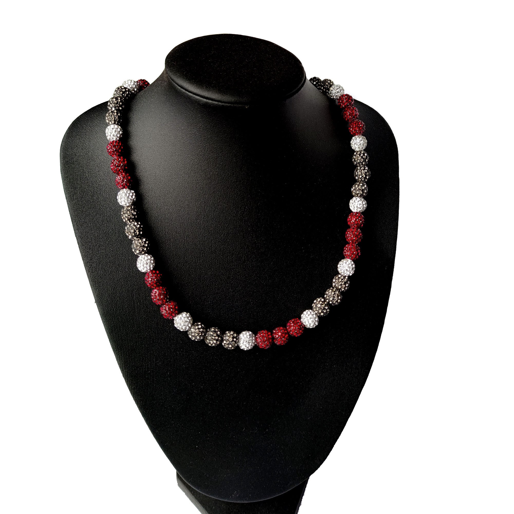 Custom Maroon Gray White Baseball Drip Necklace Baseball Team Players ...