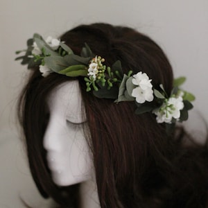 Greenery Crown Olive Leaf Crown Green Leaf Crown Baby - Etsy Canada