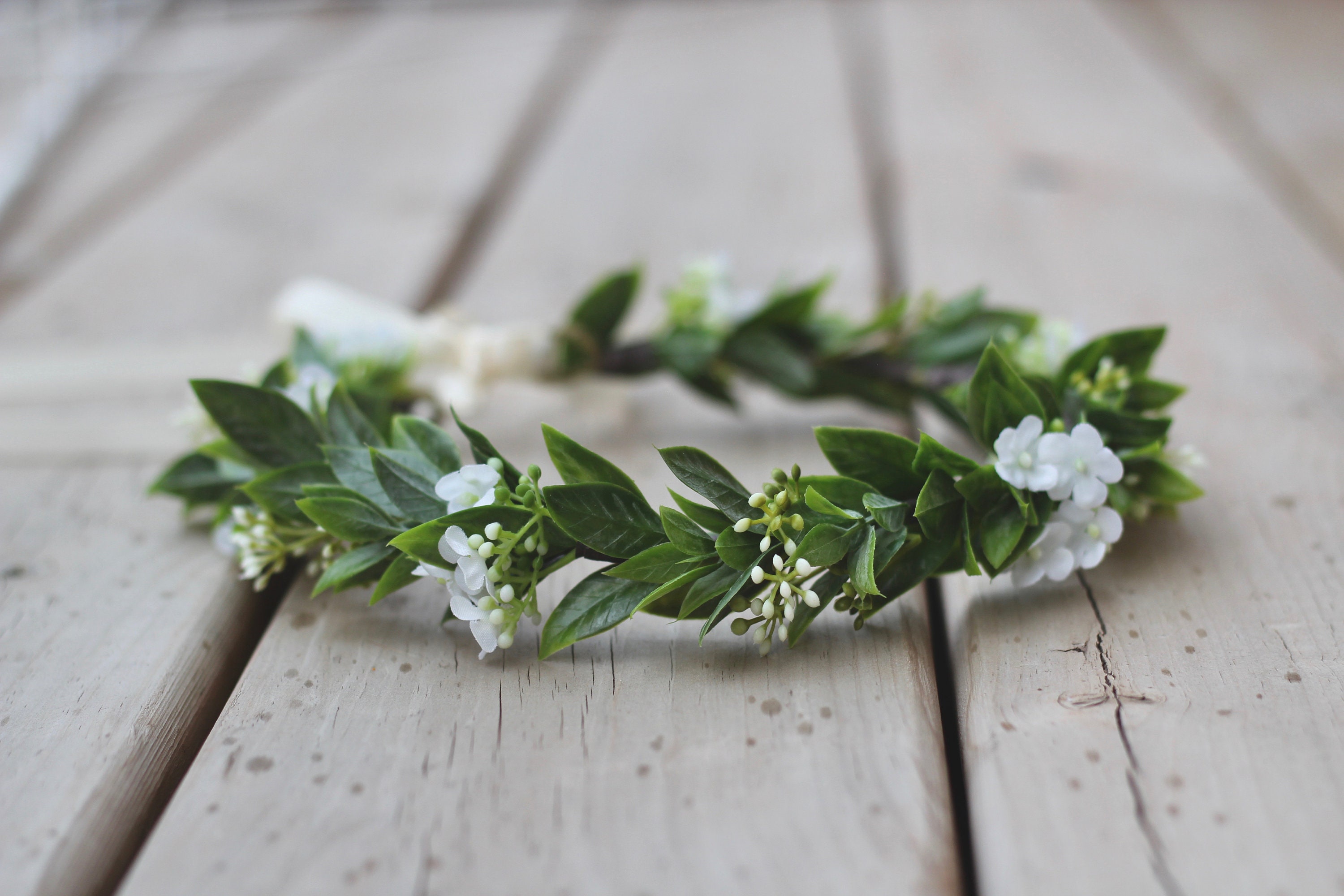 Greenery Crown Olive Leaf Crown Green Leaf Crown Baby | Etsy Canada