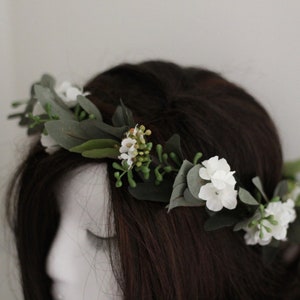 Greenery Crown Olive Leaf Crown Green Leaf Crown Baby - Etsy Canada