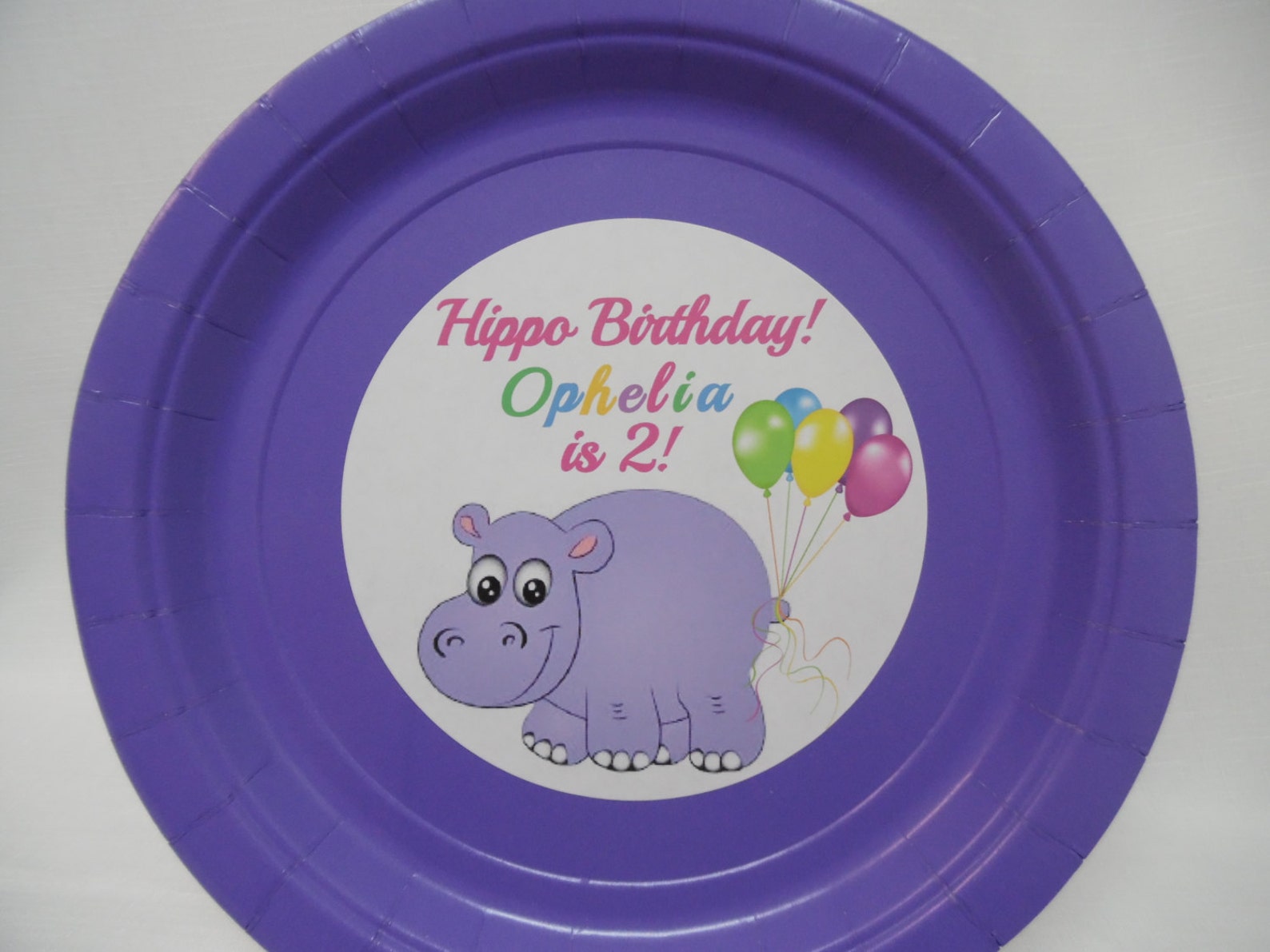 Hippo Birthday Party/baby Shower Hippopotamus Theme Personalized ...