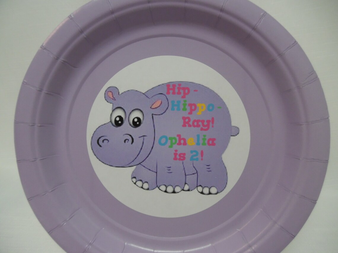 Hippo Birthday Party/baby Shower Hippopotamus Theme Personalized ...