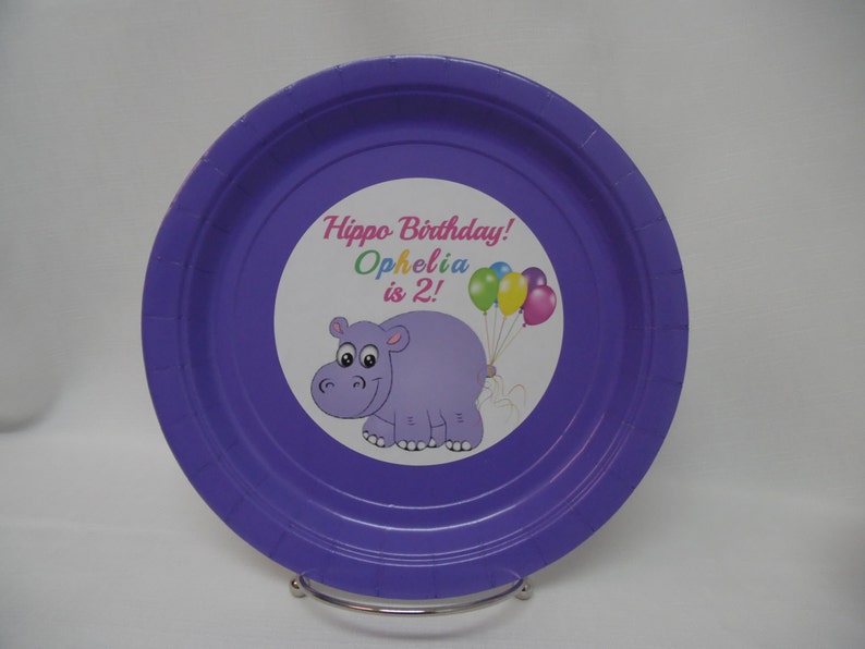 Hippo Birthday Party/baby Shower Hippopotamus Theme Personalized ...