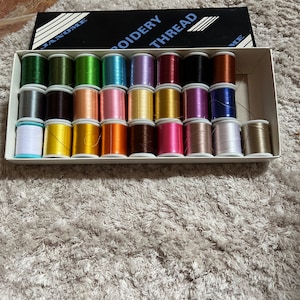 JANOME Embroidery Thread #1 - Etsy