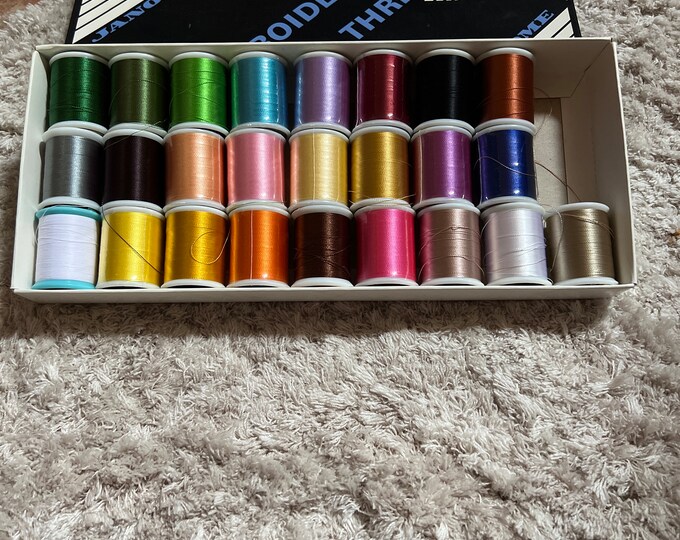 JANOME Embroidery Thread #1 - Etsy