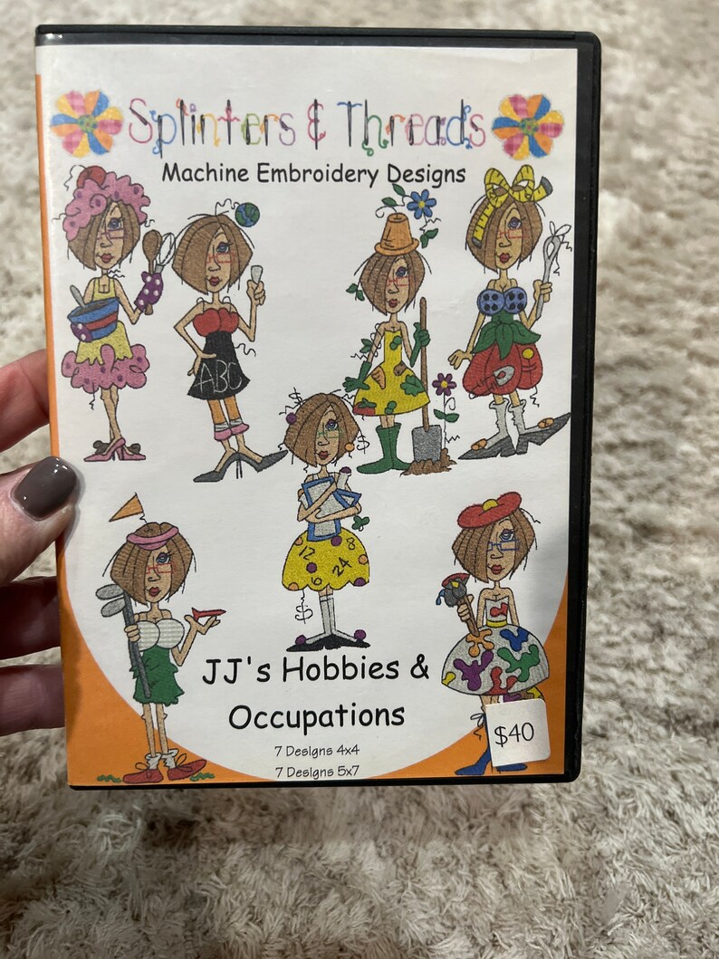 Splinters & Threads Machine Embroidery Designs Hobbies Occupations - Etsy
