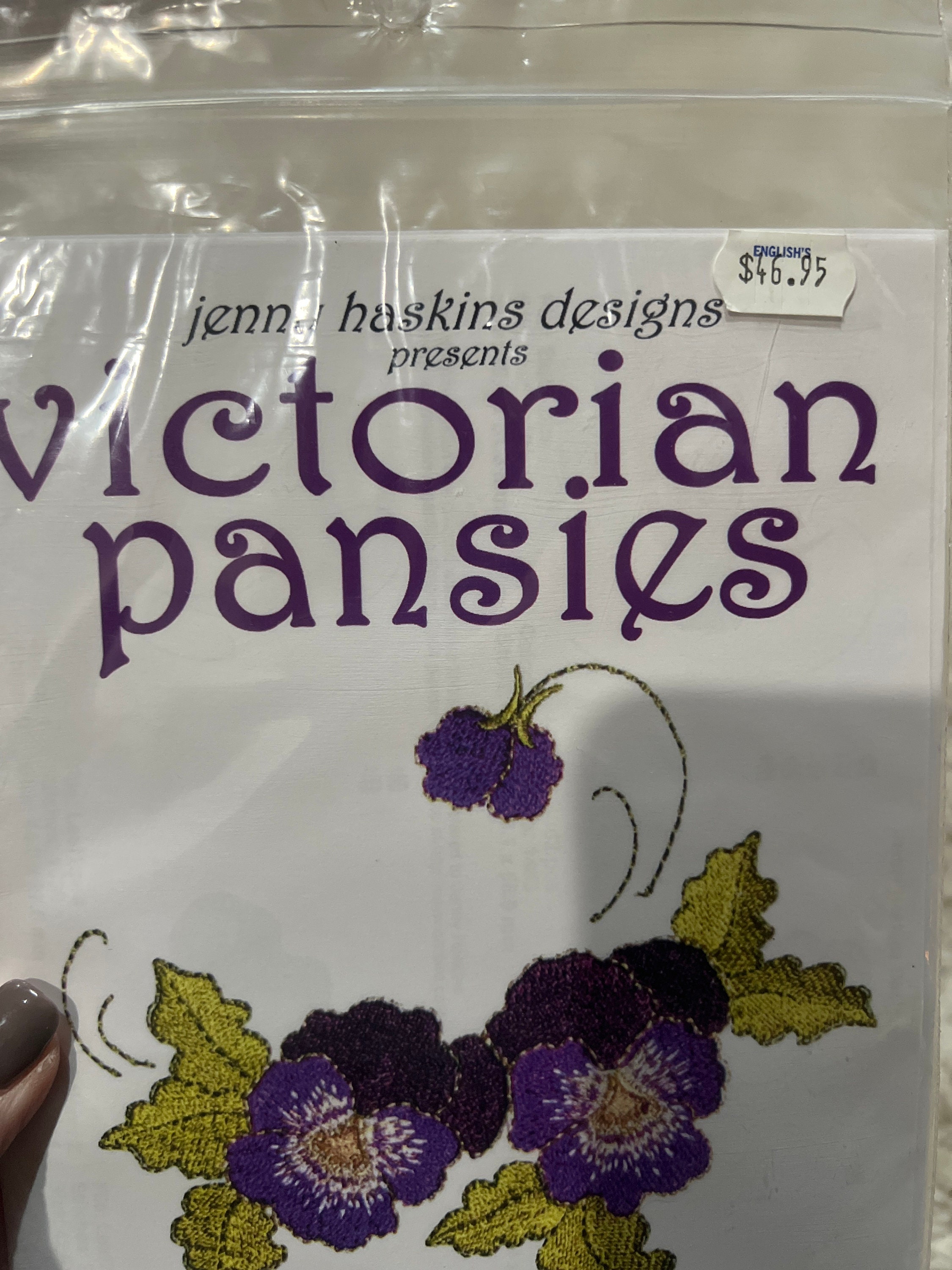 Jenny Haskins Presents Victorian Pansies - Etsy