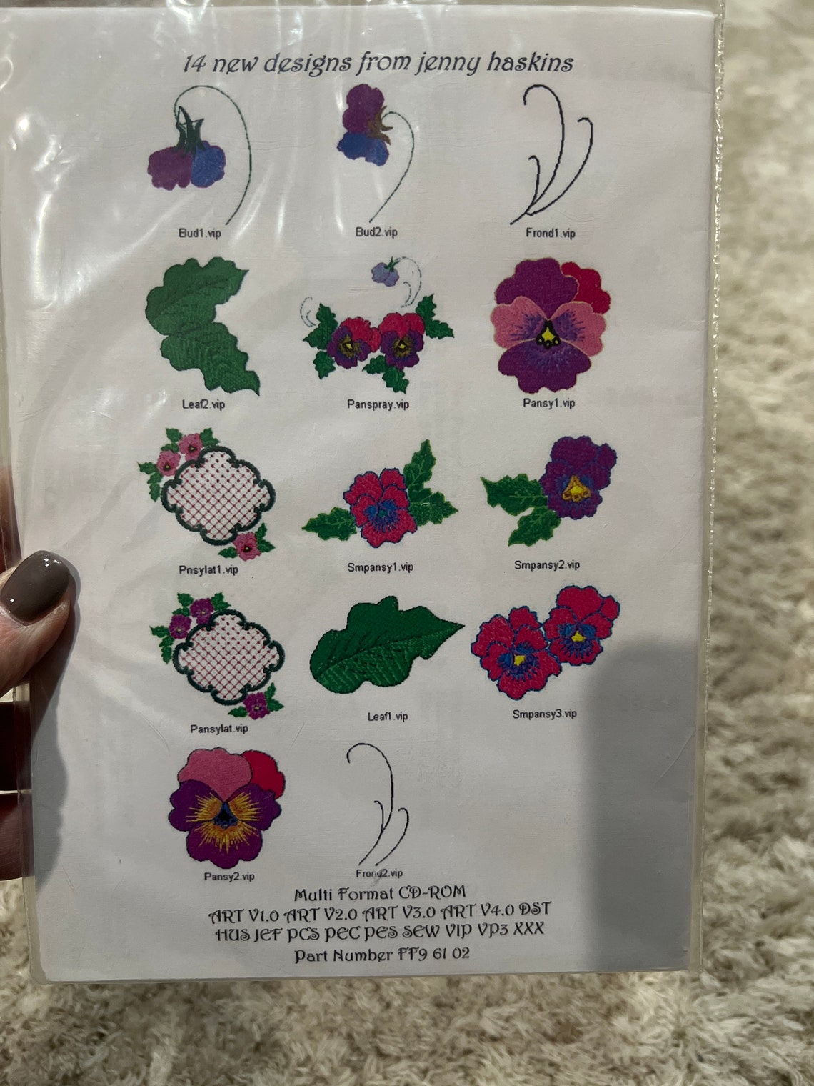 Jenny Haskins Presents Victorian Pansies - Etsy