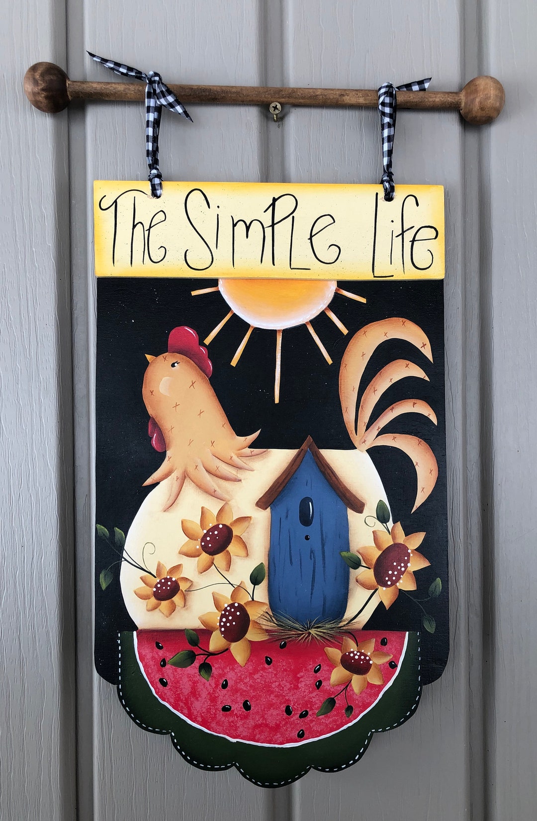 The Simple Life Sign - Etsy