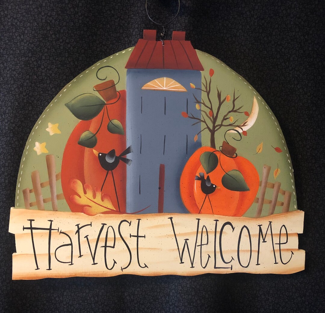 Harvest Welcome Sign - Etsy