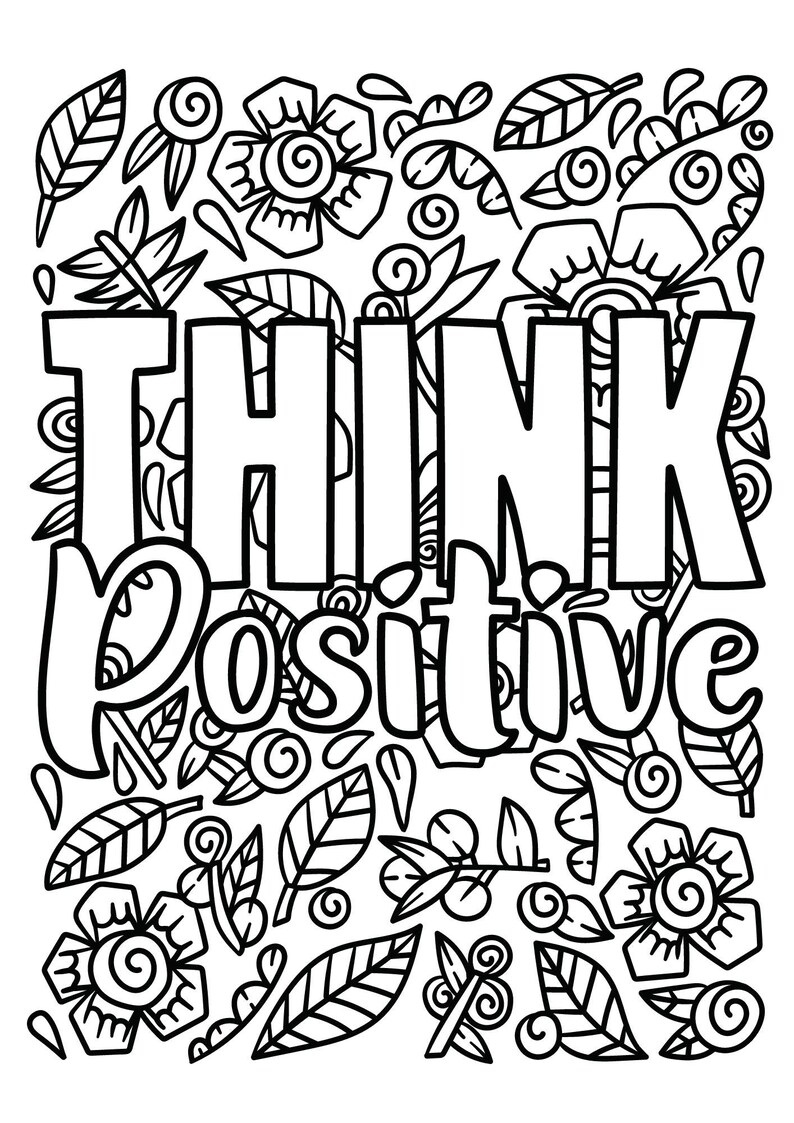 PRINTABLE ADULT MINDFULNESS Colouring Book 10 Pages Instant - Etsy