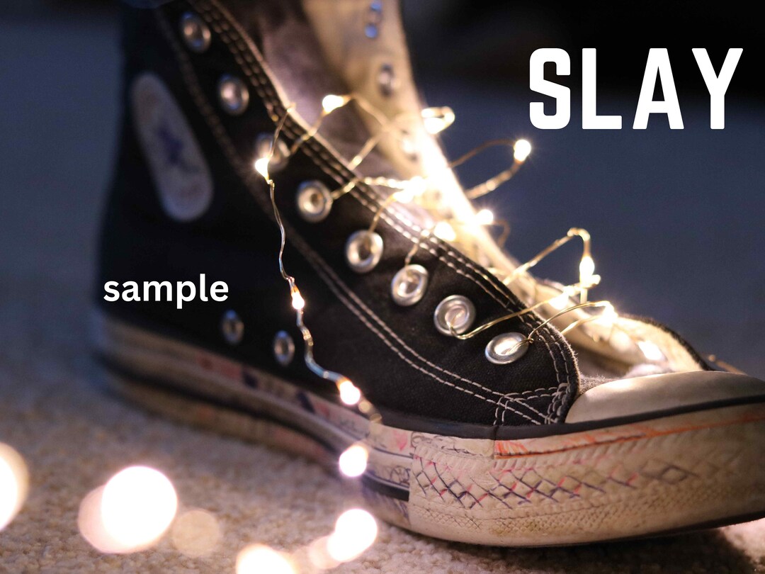 Digital DOWNLOAD PRINTABLE Art. SLAY Teen Emo Shoe - Etsy