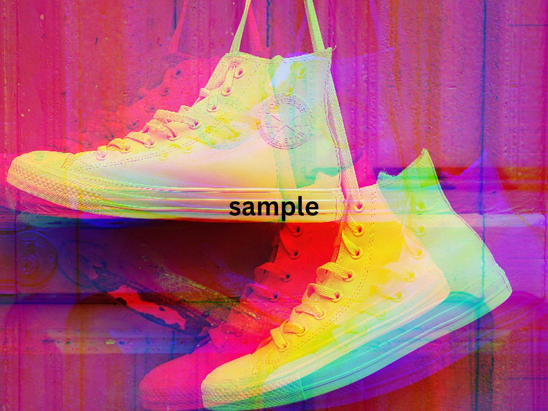 Digital DOWNLOAD PRINTABLE Art. SLAY Teen Emo Converse Glow - Etsy