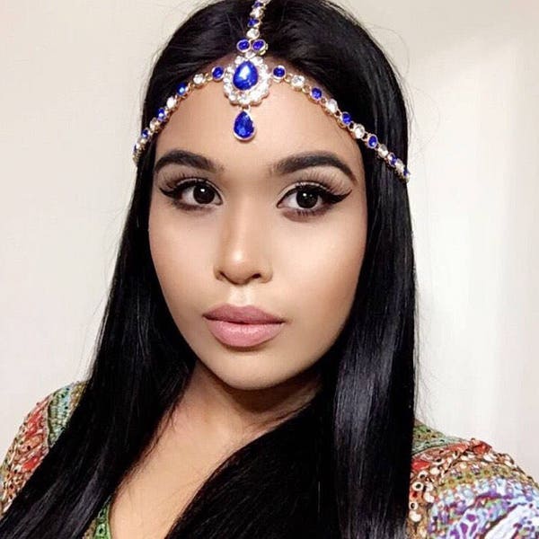 Bridal Head Chain - Etsy