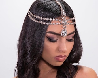 Gold Head Piece | Etsy