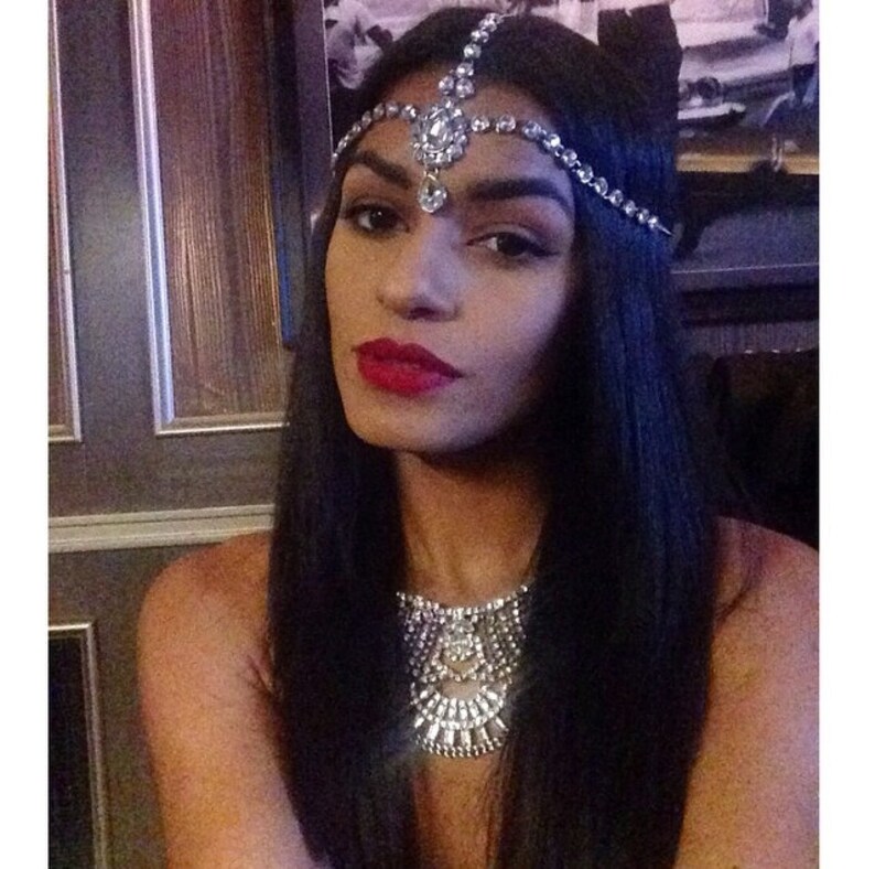 Handmade Rhinestone Head Chain Hair Jewelry Prom Wedding Gem - Etsy