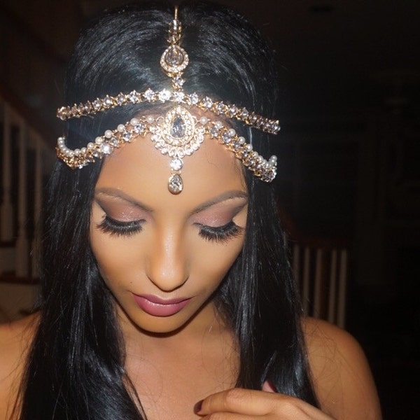 Rose Head Piece - Etsy