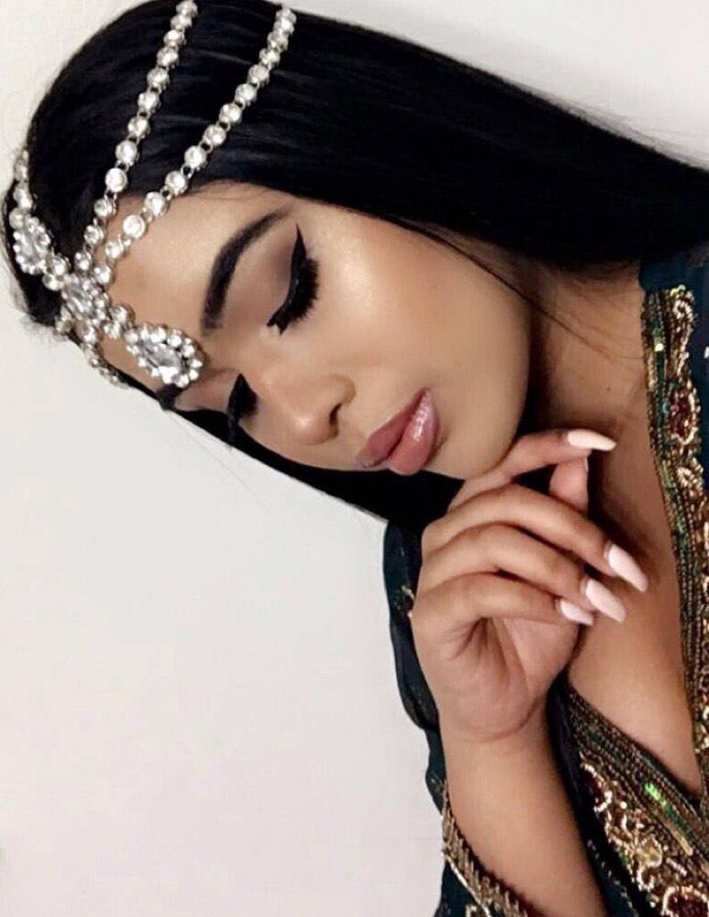 ROSE GOLD Glamorous Head Piece Grecian Goddess Boho ROSE Gold | Etsy