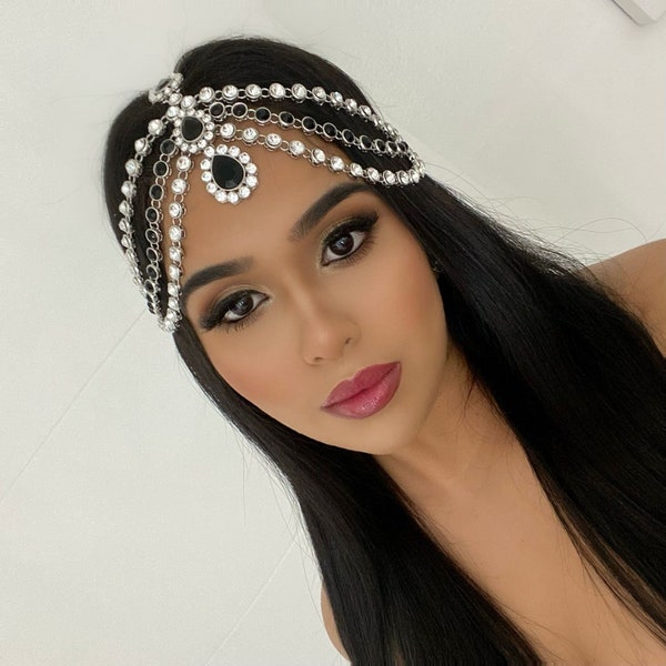 Bridal Head Chain - Etsy