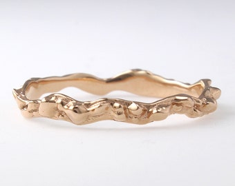Organic Gold Ring - Etsy