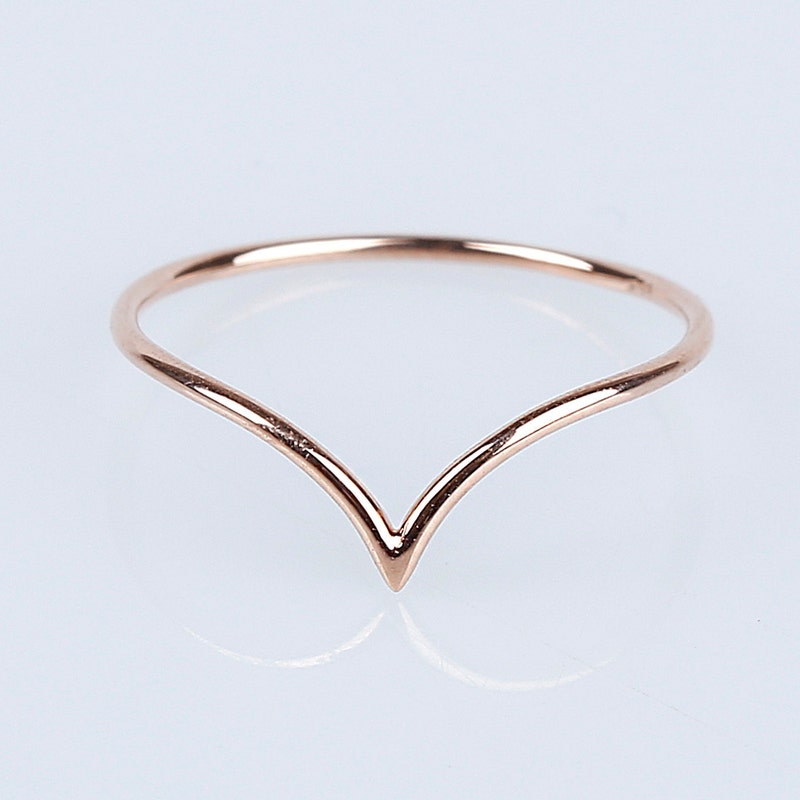 14k Solid Gold Ring - Etsy